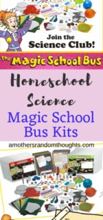 Homeschool MAGIC SCHOOL BUS SCIENCE KITS - A Mother's Random Thoughts