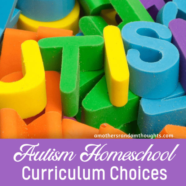 Our Autism Homeschool Curriculum Choices for 2020-2021 - A Mother's ...